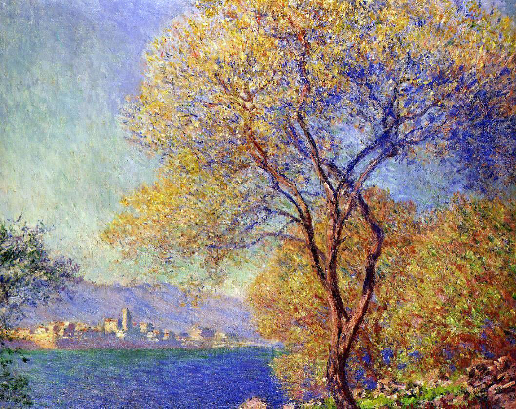 Claude Oscar Monet Antibes Seen from the Salis Gardens Canvas Art Print ...